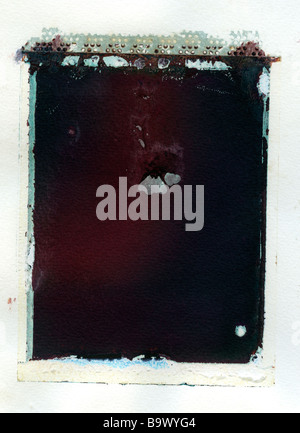 Polaroid emulsion transfer texture Stock Photo - Alamy