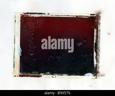 Polaroid emulsion transfer texture Stock Photo - Alamy