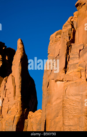 Wild Rock Formations in the desert Wilderness of New Mexico at n Stock ...