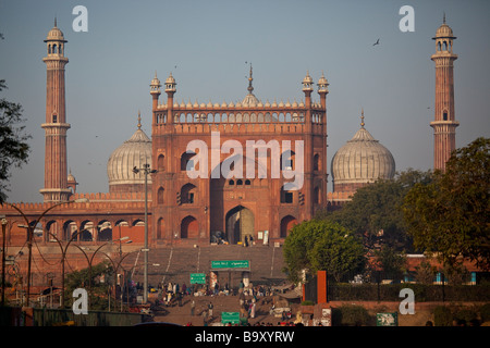 India, New Delhi, Jama Masjid mosque Stock Photo - Alamy