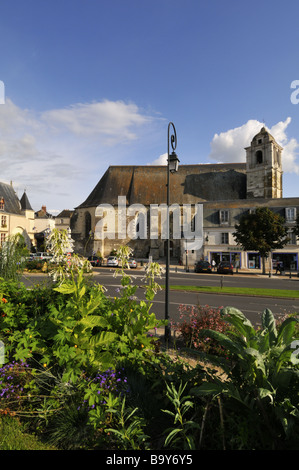 Amboise, France The Saint-Florentin church and the current Town Hall ...
