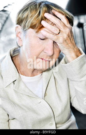 Portrait of a lady in grief Stock Photo - Alamy