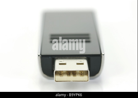 USB memory stick isolated against a white background Stock Photo - Alamy