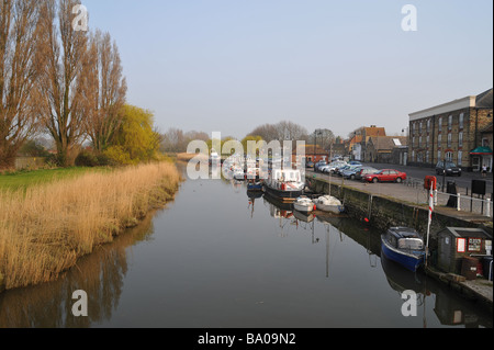 Boats at Sandwich Quay, Sandwich, Kent, UK Stock Photo - Alamy