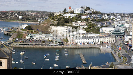 GB - DEVON: Torquay Harbour Panorama Stock Photo - Alamy