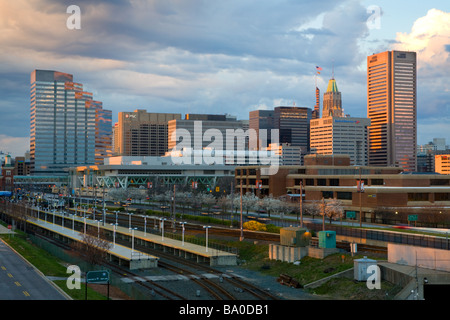 Skyline of Baltimore Maryland from the south Stock Photo - Alamy