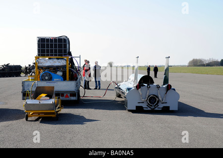 Inspiration the steam powered land speed record car Stock Photo - Alamy