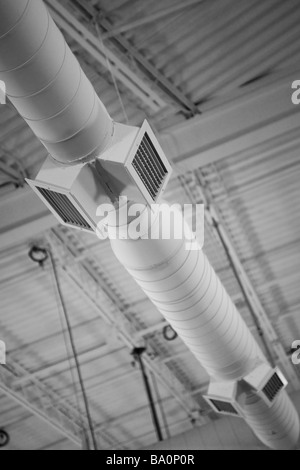 An air duct hanging from a ceiling, close-up, low angle view Stock ...