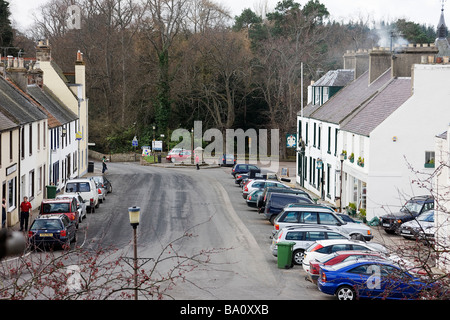 Gifford East Lothian Scotland High Street Stock Photo - Alamy