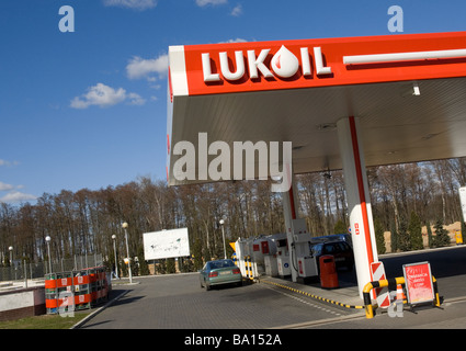 lukoil luk oil petrol station stations fuel petrochemical russian ...