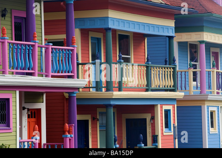 Colorful homes in Portland, Oregon Stock Photo - Alamy