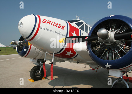 Beech 18 Airplane Originally Configured as a C 45 Grimes Flying ...