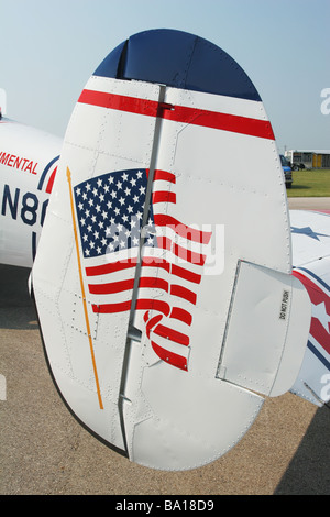 american flag on tail of airplane Stock Photo - Alamy