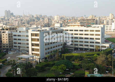 High angle view of Beirut Arab University Beirut Lebanon Stock Photo ...
