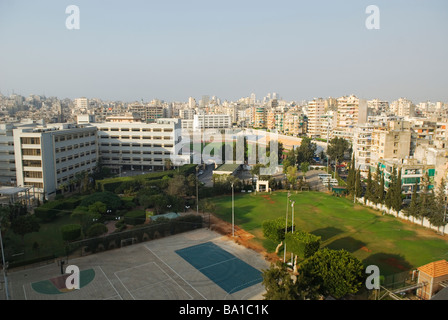 High angle view of Beirut Arab University Beirut Lebanon Stock Photo ...