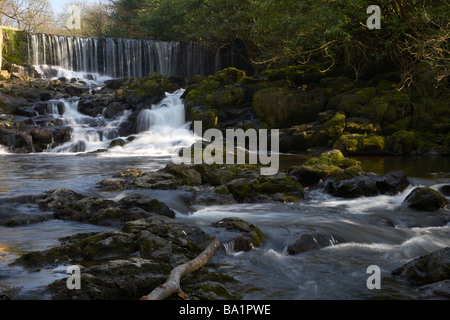 crumlin river waterfall in crumlin glen county antrim northern ireland ...
