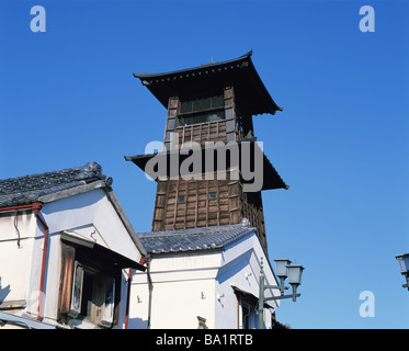 Bell of Time, a bell tower at Kawagoe city in Saitama Prefecture, Japan ...