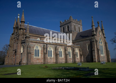 St Patricks Church of Ireland COI protestant cathedral in Armagh City ...