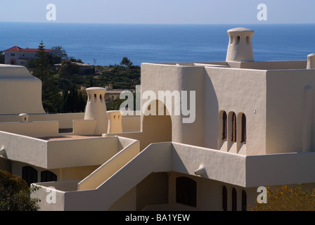 MODERN NEO MOORISH ARCHITECTURE ON THE ALGARVE IN PORTUGAL. EUROPE ...