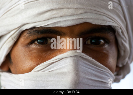 Mauritanian Man Wearing a Turban in Nouakchott Mauritania Stock Photo ...