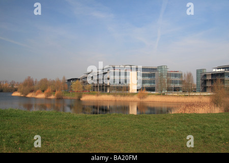 Bedfont Lakes Country Park from The Mote, Bedfont, London Borough of ...