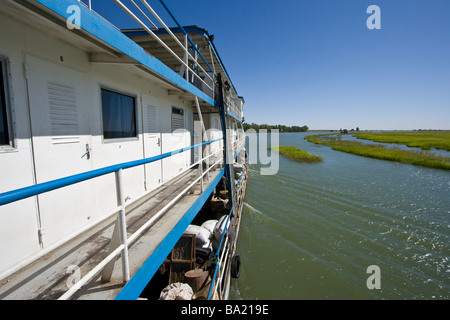 Comanav Boat to Timbuktu on the Niger River in Mali Stock Photo - Alamy