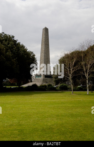 The Phoenix Monument at the Phoenix Park in Dublin, Ireland Stock Photo ...