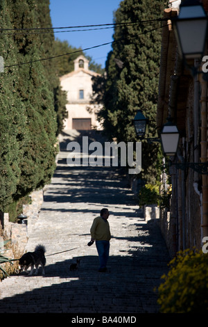 Calvari Steps, Pollensa, Mallorca Stock Photo - Alamy