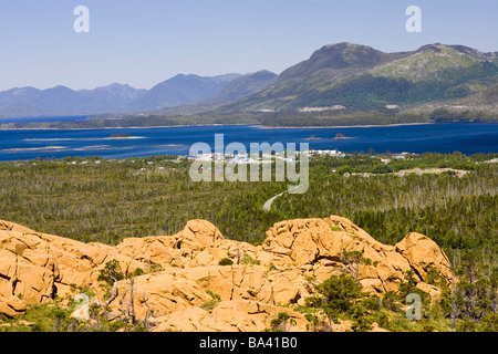 Yellow Hill looking towards Metlatkatla Annette Island Southeast Alaska ...