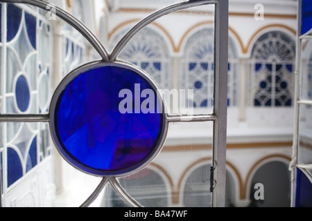 A stained glass window in Seville Cathedral the largest Cathedral in ...