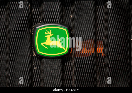 John Deere badge on tractor grill Stock Photo - Alamy