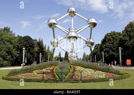 Belgium Brussels park Atomium only editorially series Benelux capital ...
