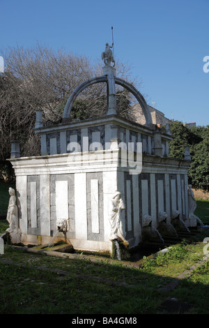 Italy Sardinia Sassari Fountain of Rosello Stock Photo - Alamy
