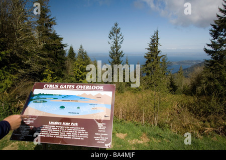Cyrus Gates Overlook at Larrabee State Park, Scenic spot in Whatcom ...