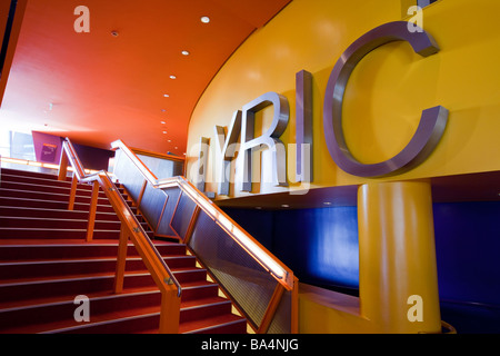 Lyric Theatre, Lowry Centre interior, Salford Keys, Manchester, UK ...