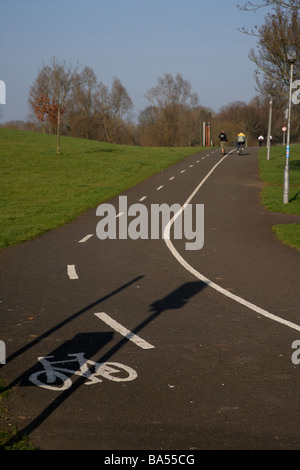 craigavon cycle trail and walkway path in craigavon city park county ...