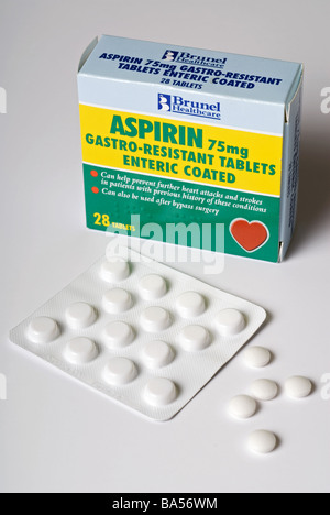Packet of Aspirin tablets Stock Photo - Alamy