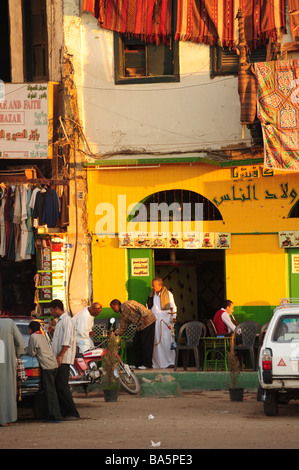 Cafe in Aswan, Egypt Stock Photo - Alamy