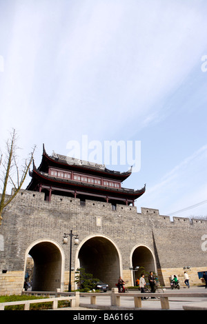 Ancient city gate in Suzhou, China Stock Photo - Alamy