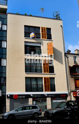 Paris, France, Contrast, New Build Building Construction Site, Old and ...