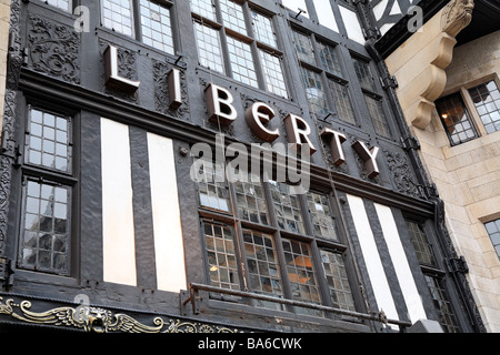 Liberty department store mock tudor entrance, Great Marlborough Street ...