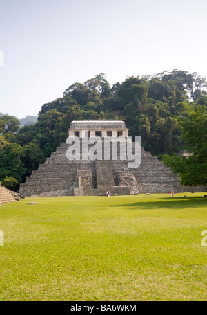 Palenque Temple of the Inscriptions, Tomb of Pacal Stock Photo - Alamy