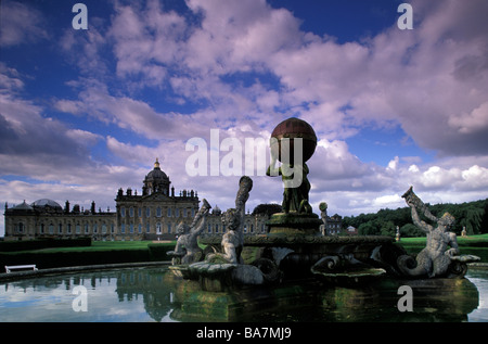 United Kingdom, Yorkshire, Castle Howard, bedroom Stock Photo - Alamy
