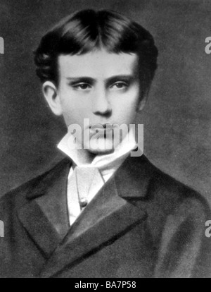Child portrait of Archduke Rudolf, Crown Prince of Austria (1858-1889 ...