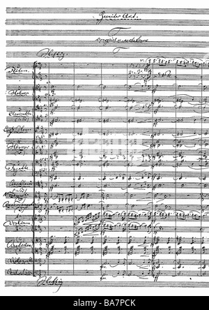 Autograph: Richard Wagner Stock Photo - Alamy