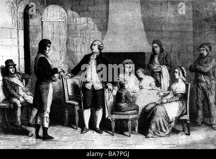 The Dauphin in the Temple prison. Louis XVII, born Louis -Charles,1785 ...