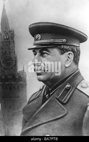 Portrait of Joseph Stalin (Iosif Vissarionovich Dzhugashvili) 1936 by ...