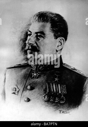 Portrait of Joseph Stalin (Iosif Vissarionovich Dzhugashvili) 1936 by ...