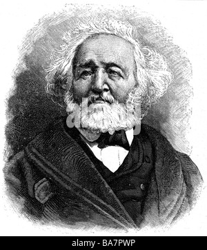 Leopold von Ranke (1795-1886), German historian, 1886.Artist: Wilhelm ...