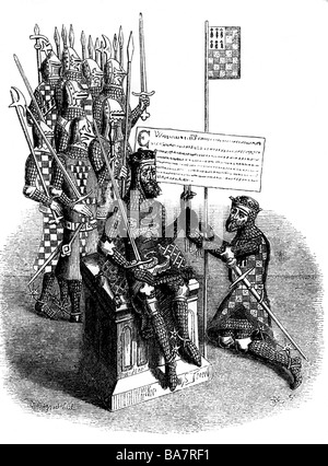 William the Conqueror, King of England 1066 to 1087 Stock Photo - Alamy